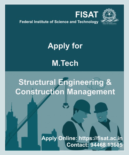 Department of Civil Engineering, FISAT: Admission 2021 - Scholarships!!