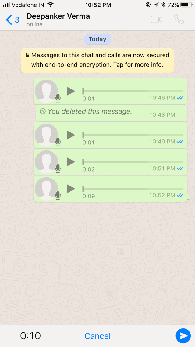 How To Record WhatsApp Voice Messages Without Holding The Mic Button how-to-record-whatsapp-voice-messages-without-holding-the-mic-button