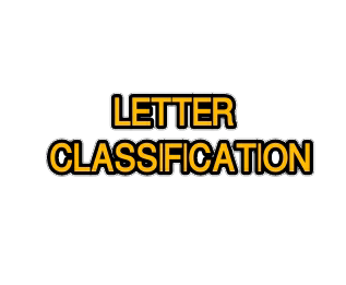 LETTER CLASSIFICATION - PSC SUCCESS POINT