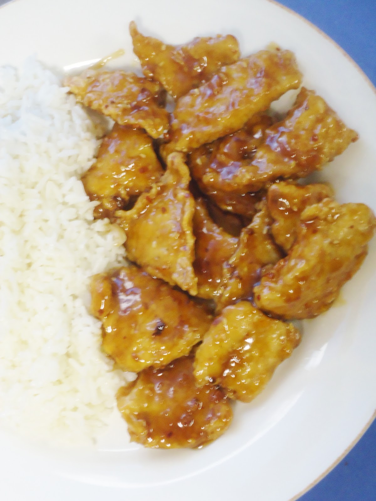 Dominican Style Crispy Orange Chicken