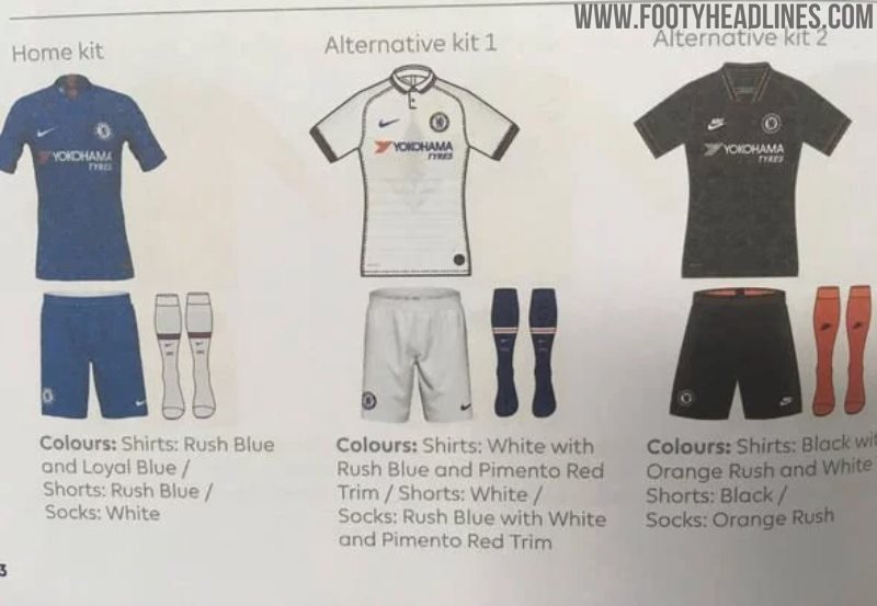 Chelsea 19-20 Third Kit Leaked - New Picture - Footy Headlines