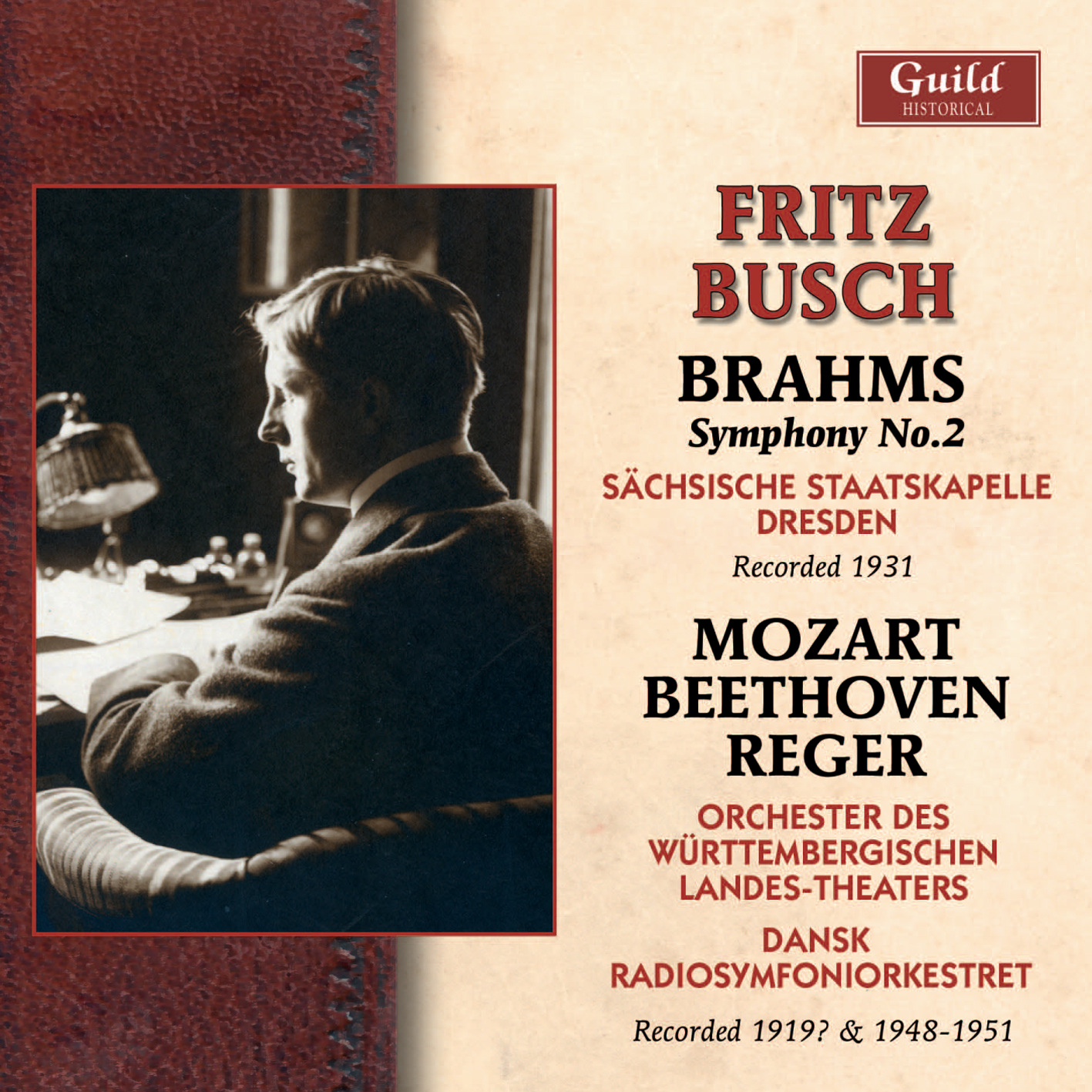 Diabolus In Musica: Fritz Busch conducts Brahms, Mozart, Beethoven, Reger