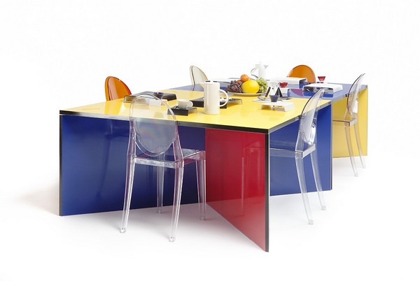 Mesa de Colores Modular para Momentos de Comedor Frescos