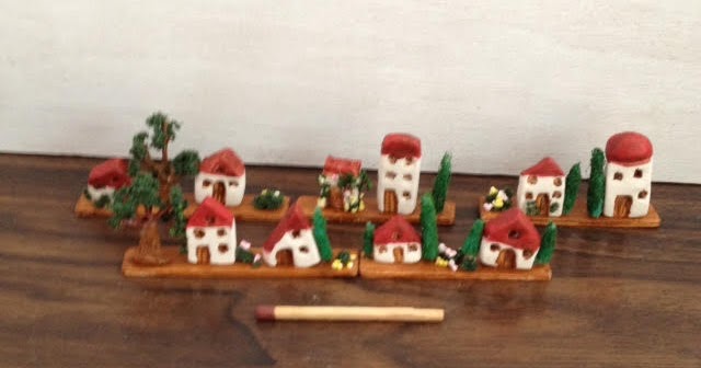 https/drorasminimundo.blogspot.com: Fimo gnomes and ceramic clay houses