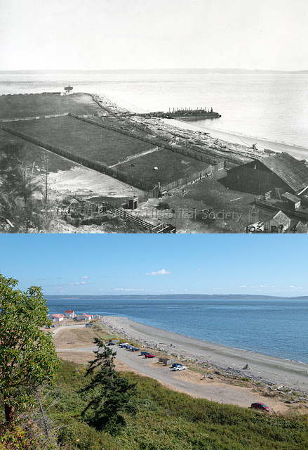 Washington Shorelines Now and Then: Flagler's guns come ashore at ...