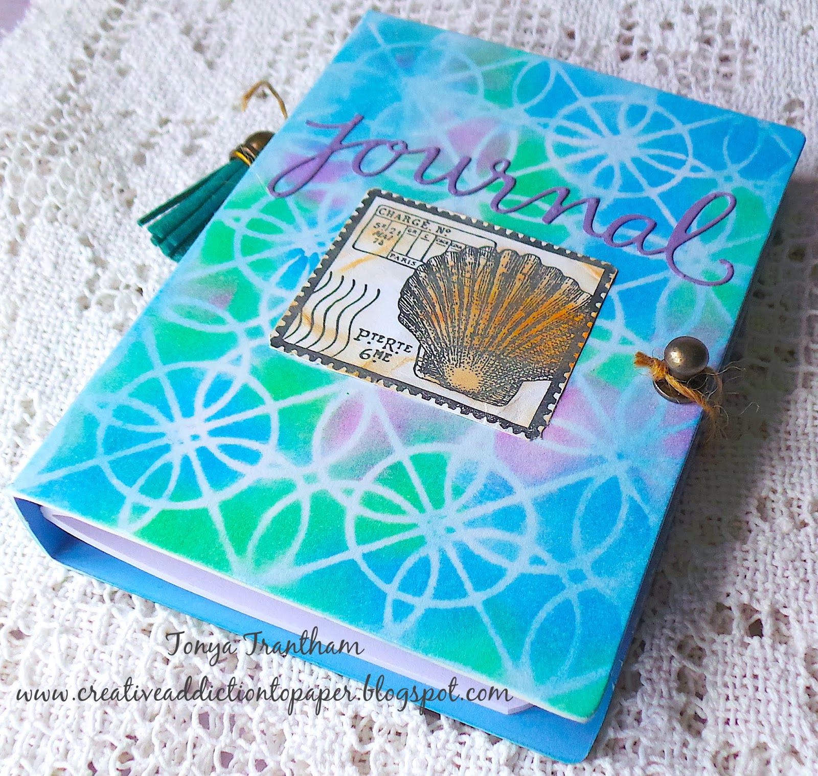 Creative Addiction to Paper: Seashell Journal