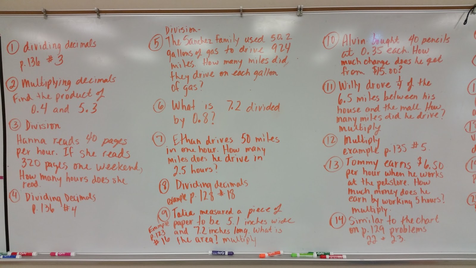 Mrs. Negron 6th Grade Math Class: Notes for Module 5 Test (regular)