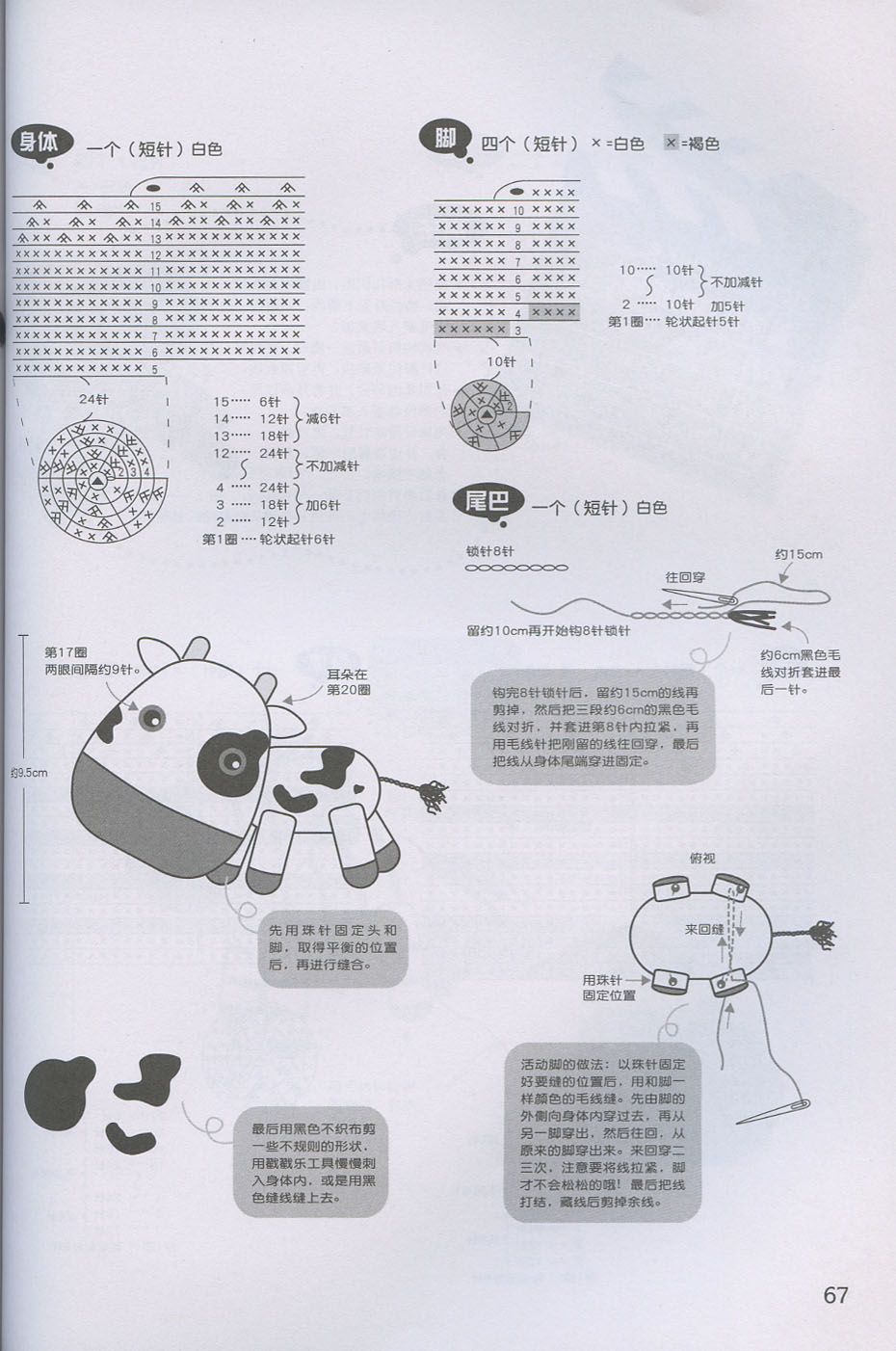 Amigurumi Galaxy: Patron Vaca