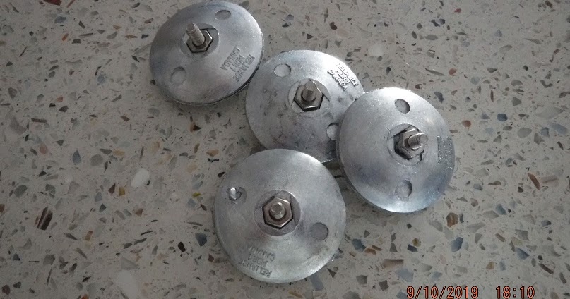 Chip & Debbie Willis on s\v Elegant'sea: New zincs purchased for ...