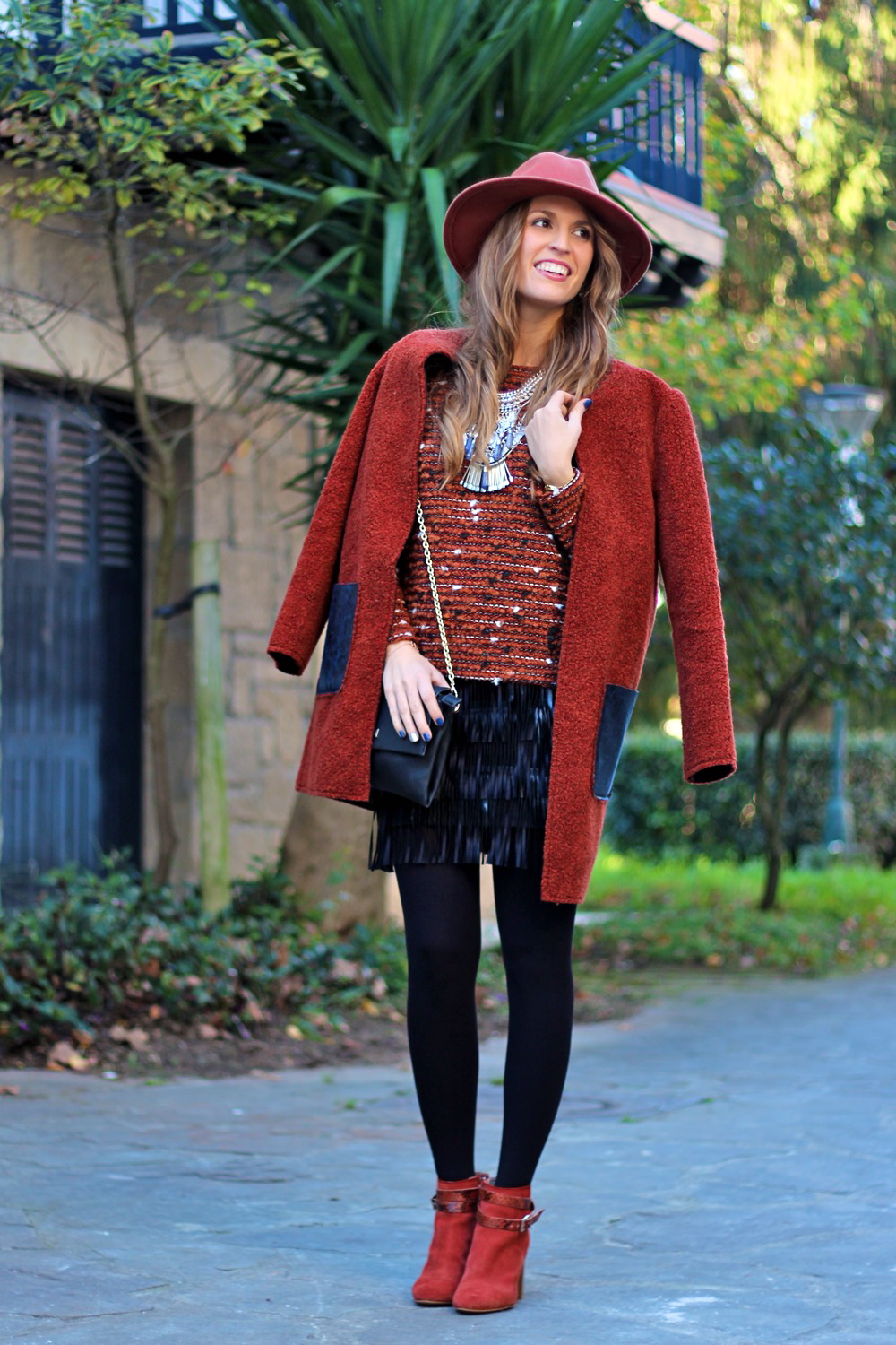 8 Looks con color teja - Mi tacón de quita y pon