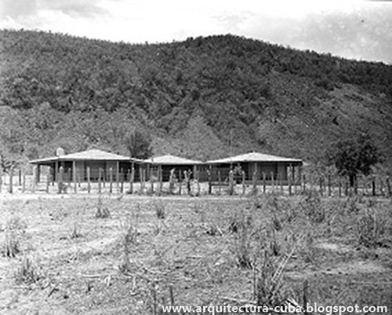 ARQUITECTURA CUBA: Escuela primaria rural, 1959