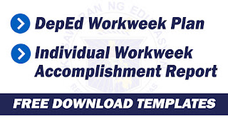 DepEd Workweek Plan and Individual Workweek Accomplishment Report ...