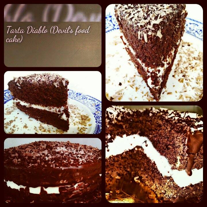 DEVIL'S FOOD CAKE / EL ALIMENTO DEL DIABLO - Me Encanta el Chocolate