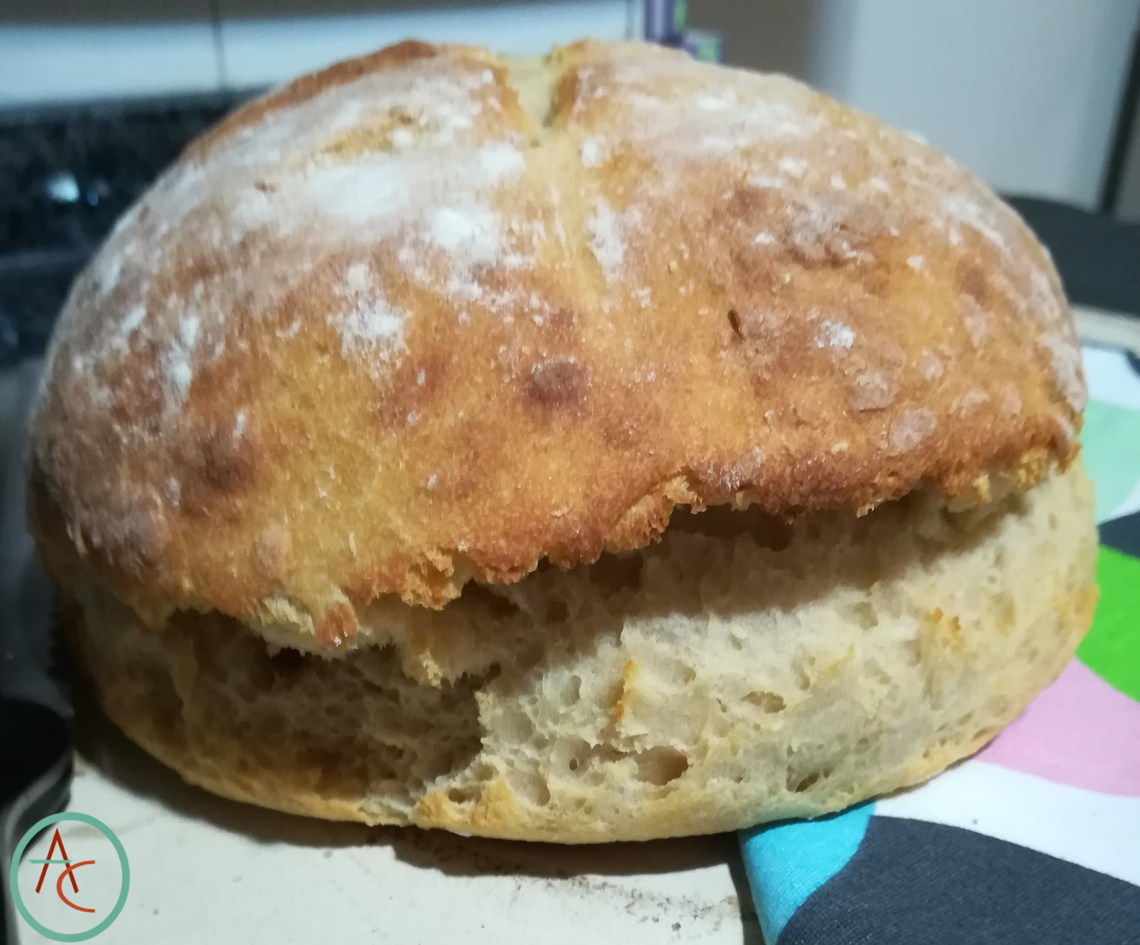 Ayudando a Cocinar.: Receta Fácil de Pan