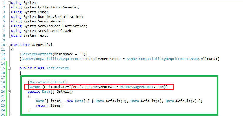 The Asp Mvc Club Make A Wcf Restful Web Service With Crud Operations In 5 Minutes