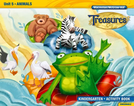 Macmillan/McGraw-Hill: KinderGarten Activity Book: Treasures collection