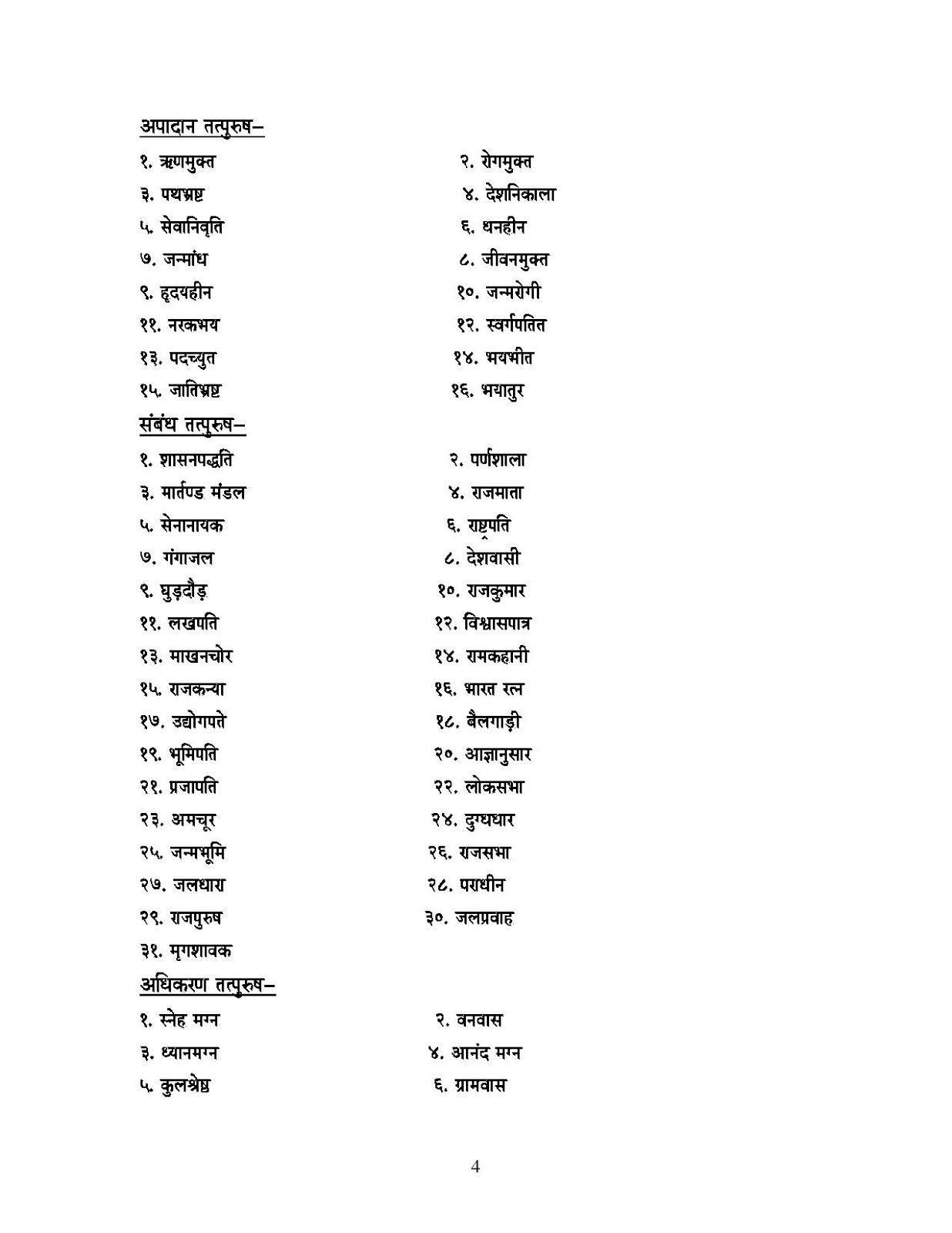 Hindi Grammar Work Sheet Collection for Classes 5,6, 7 & 8: Samas Work ...