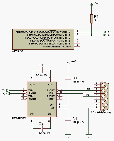 a-lu @ room: 實作 UART 功能使用 Attiny45 USI