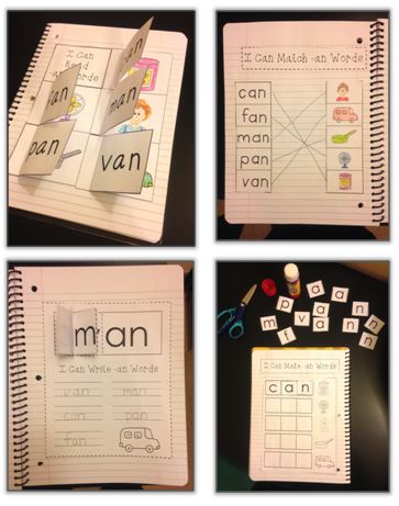 CVC Interactive Notebook Freebie - Classroom Freebies