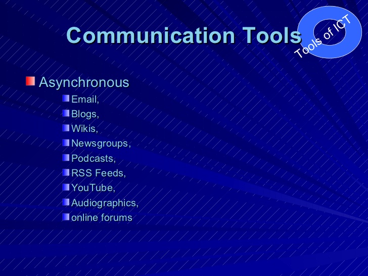 My ICT Classroom : List of ICT tools for reference.
