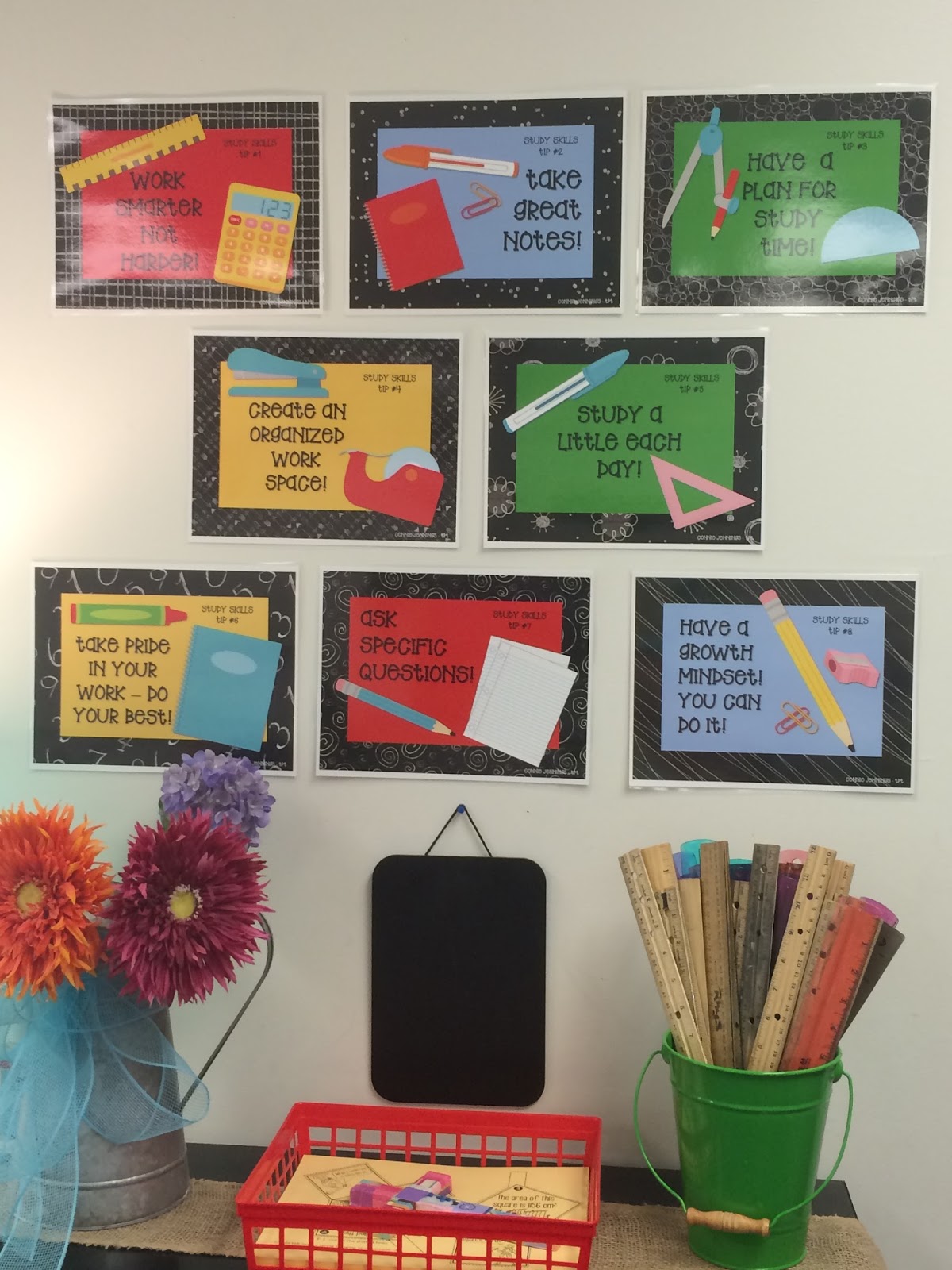 Connie Jennings' Classroom Capers: Study Skills Posters!