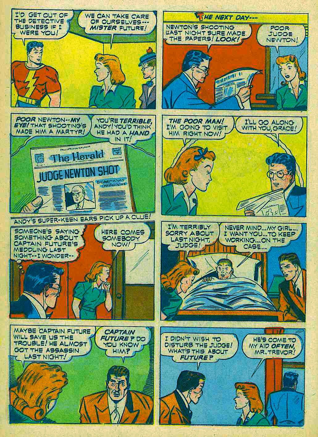 Four-Color Shadows: Captain Future-Kin Platt-1941