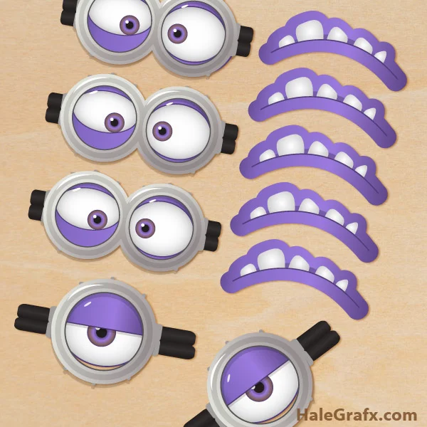Minion Eyes Printable