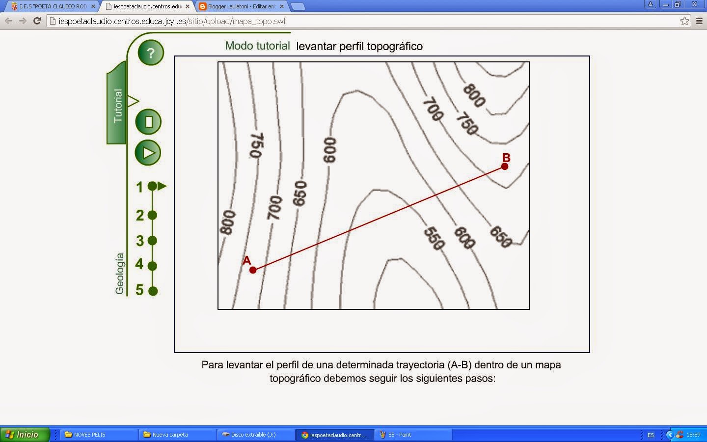 aulabiogeotoni: 1º BACHILLERATO. INTERPRETACIÓN DE MAPAS TOPOGRÁFICOS Y ...