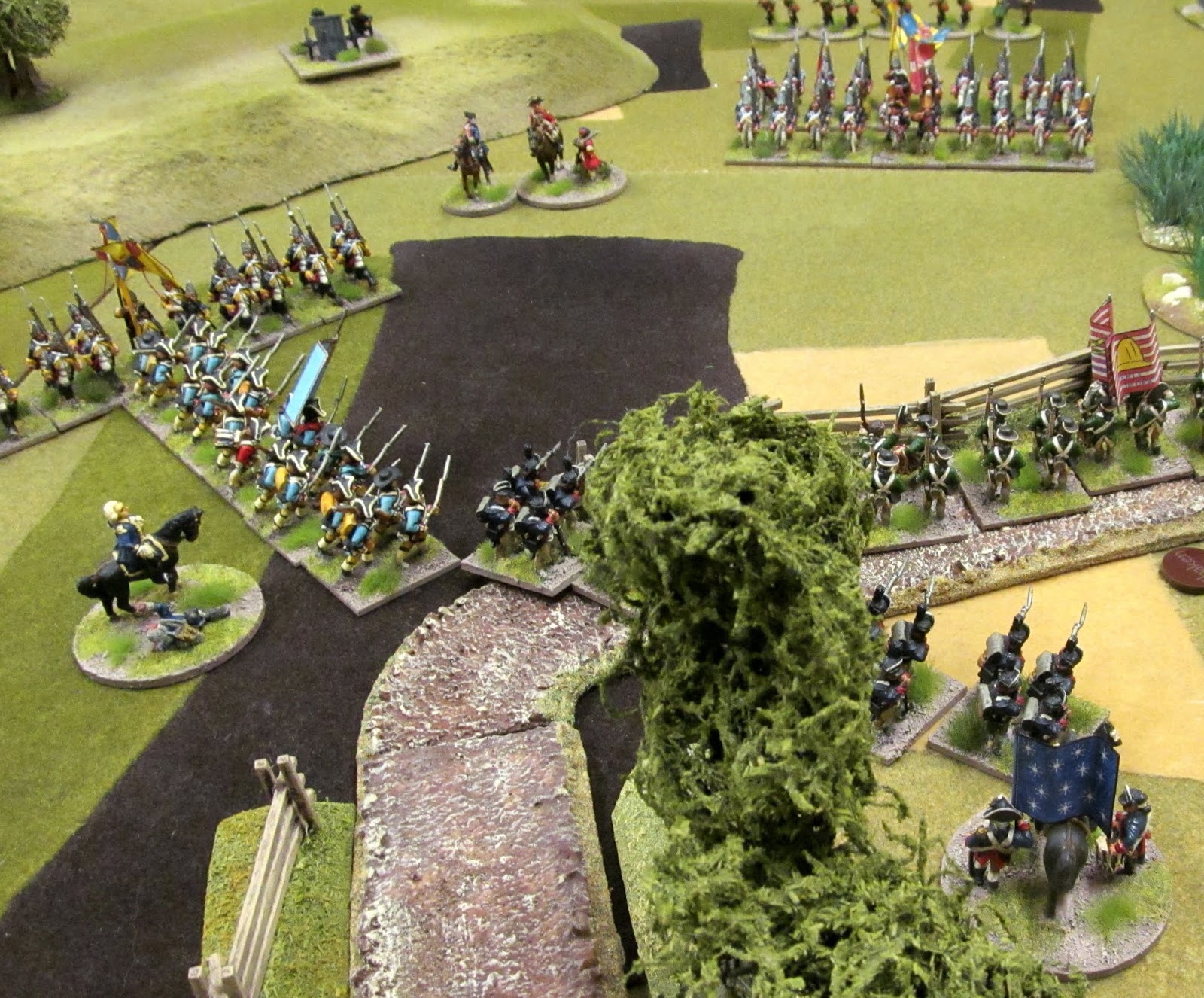 Blenheim to Berlin: 28MM BLACK POWDER: BENDY CREEK 1777