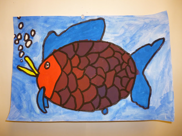 Two Primary Colors = A Secondary Colored Scale Fish
