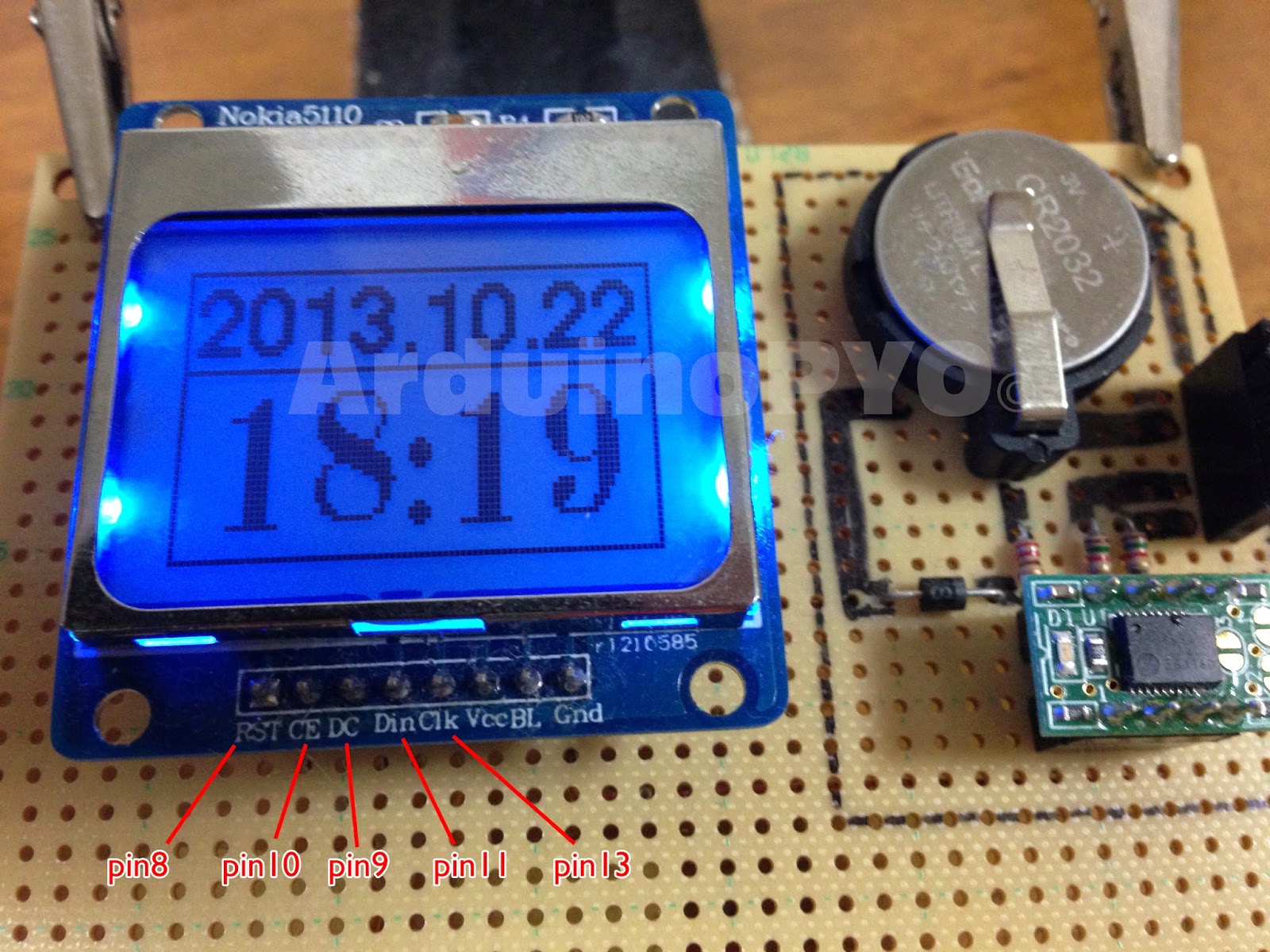 Samuraipyo Arduino Project Blogs Arduinouno Nokia 5110 Lcd