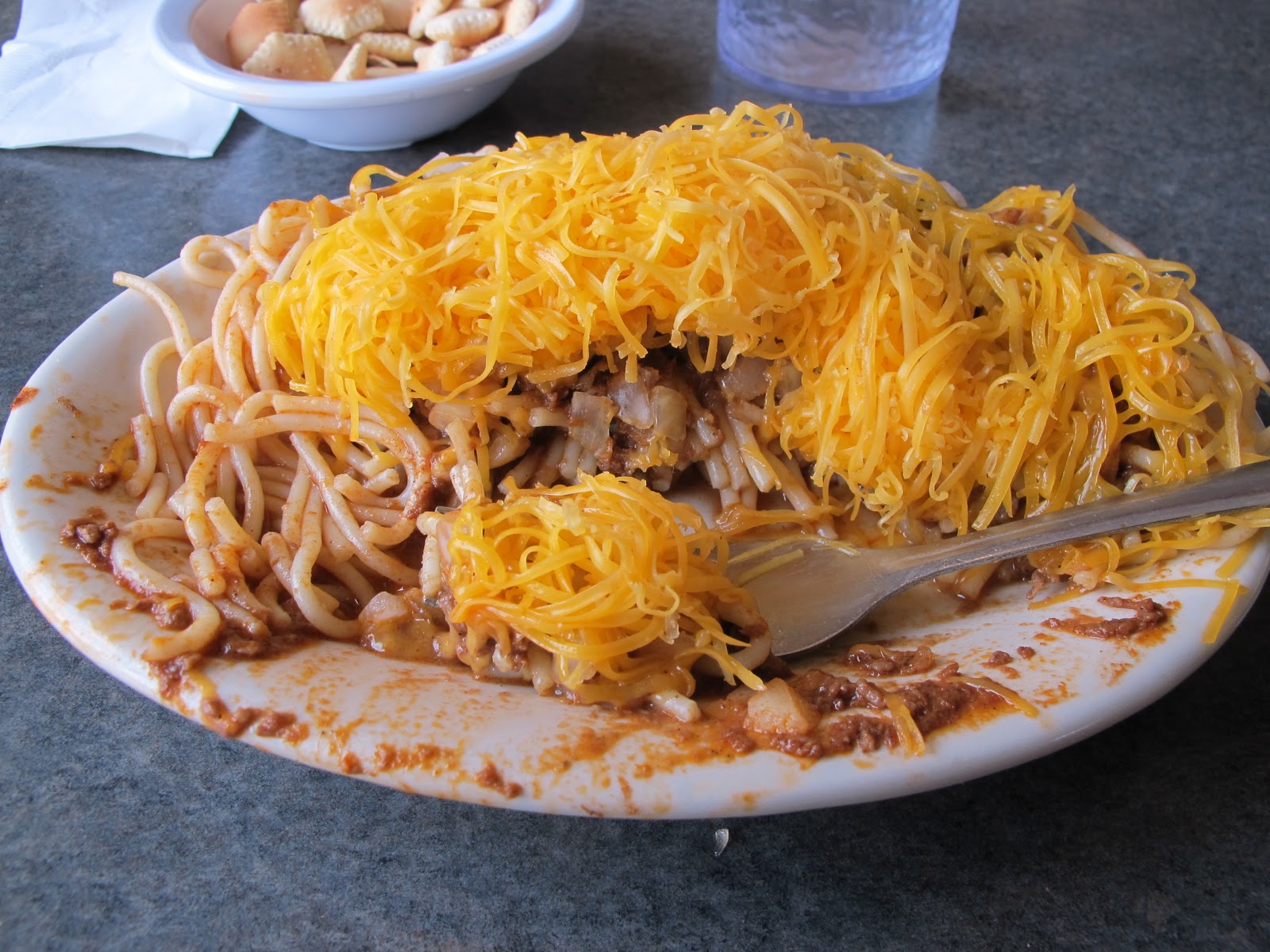 PrunePicker: Cincinnati 3 way for lunch.