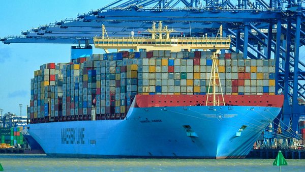 Four ULCS On Berth At Felixstowe On The Same Day