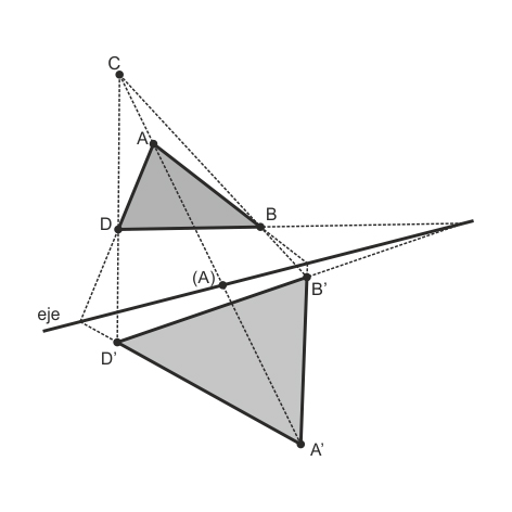 prácticas dibujo técnico: Transformaciones geométricas: HOMOLOGÍA