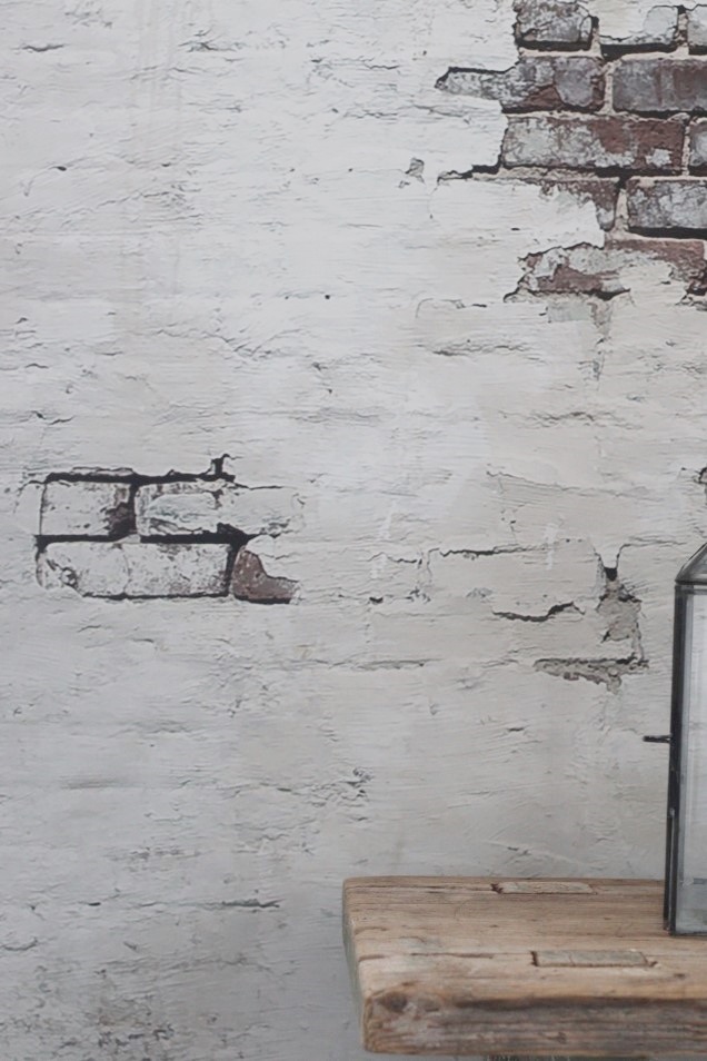 Oma koti onnenpesä: Tiilikuvioitu tapetti