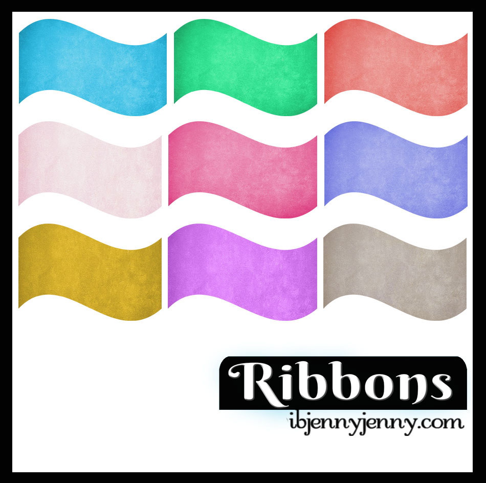 9 FREE Web Ribbons | ibjennyjenny Free Resources