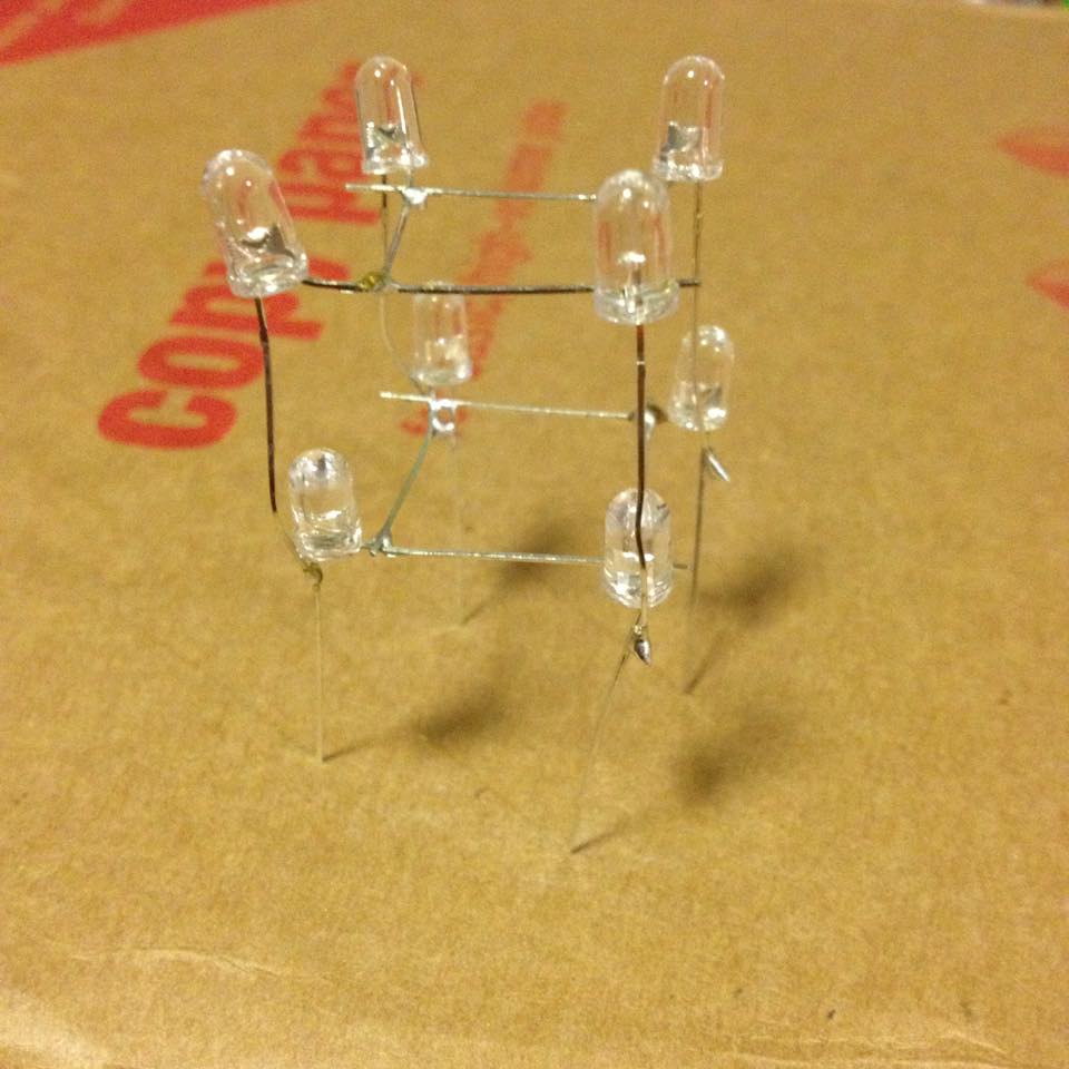 Electronic Projects: 2x2x2 LED Cube