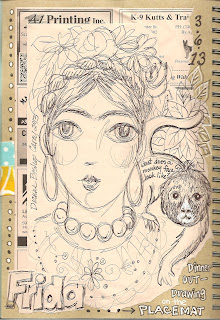 Art Beneath the Cottonwoods: Art Journal Collages