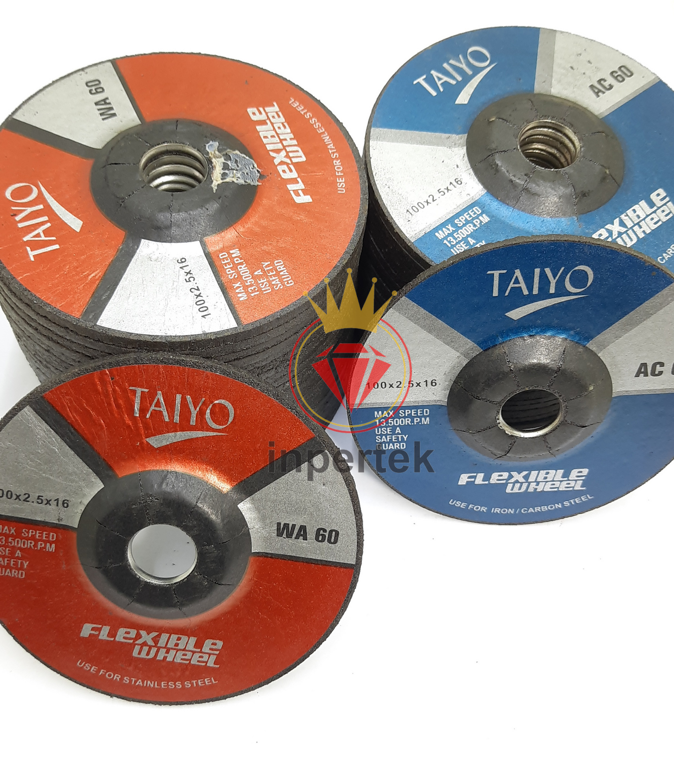 Batu Gerinda 4 inch TAIYO Cutting Wheel Mata Gerinda Potong 4" Poles