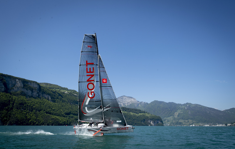 Le Monofoil Gonet, un monocoque à foils sur le Léman : "C’est encore un ...