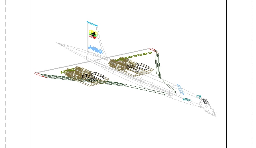 Wingate SAI: my AutoCAD Design of Concorde plane!