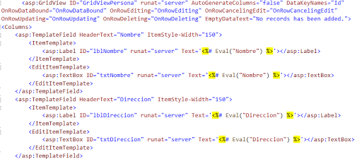 Ligth Knight: CRUD con Entity Framework en ASP.NET y VB.NET, usando un ...