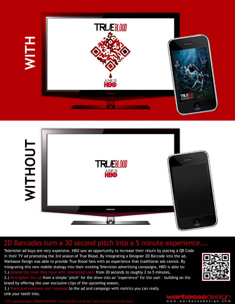 QR Code Project Blog: New ad promoting QR Codes for use on TV