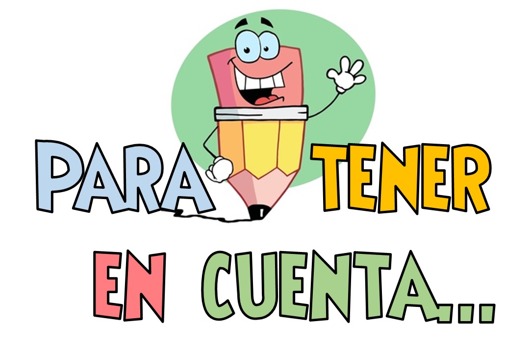 Profesora Cristina Pinzón: NOTA IMPORTANTE