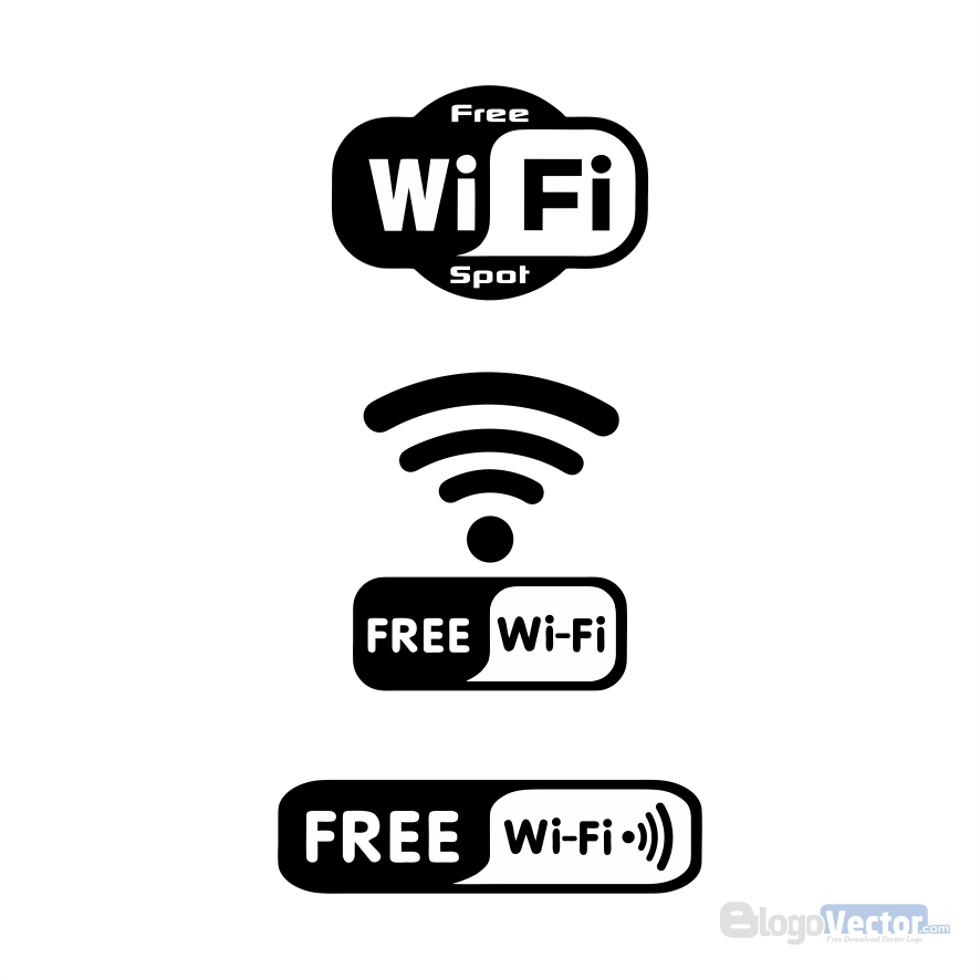 Free Wi-Fi Icon Logo vector (.cdr) - BlogoVector