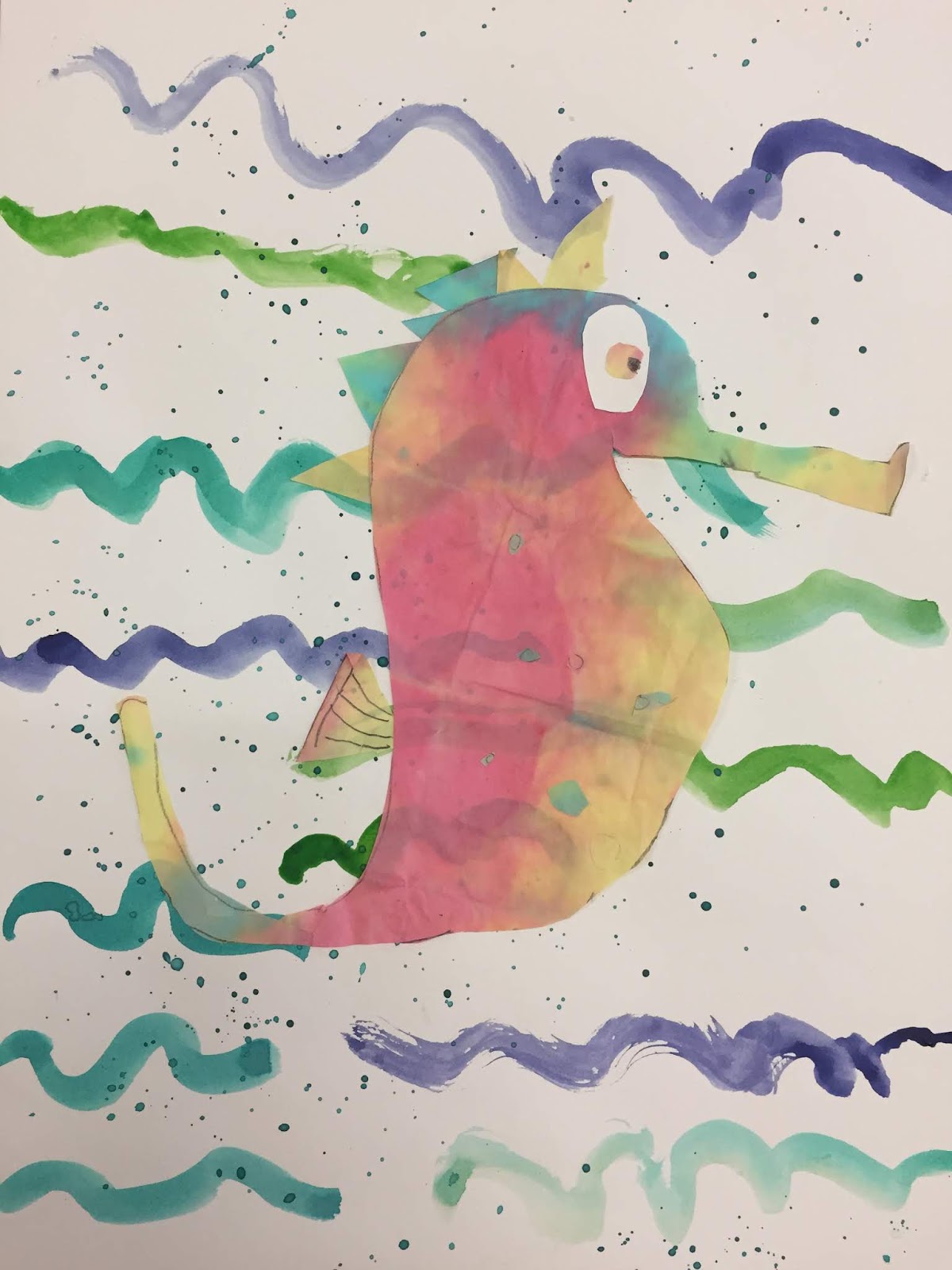 Mrs. O'Connell's Art Room: Eric Carle Sea Horse
