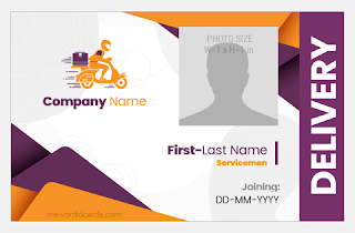 Delievery Service Card Sahiwal