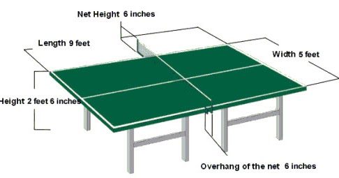 Daily health Tips: Table Tennis Dimensions Variations