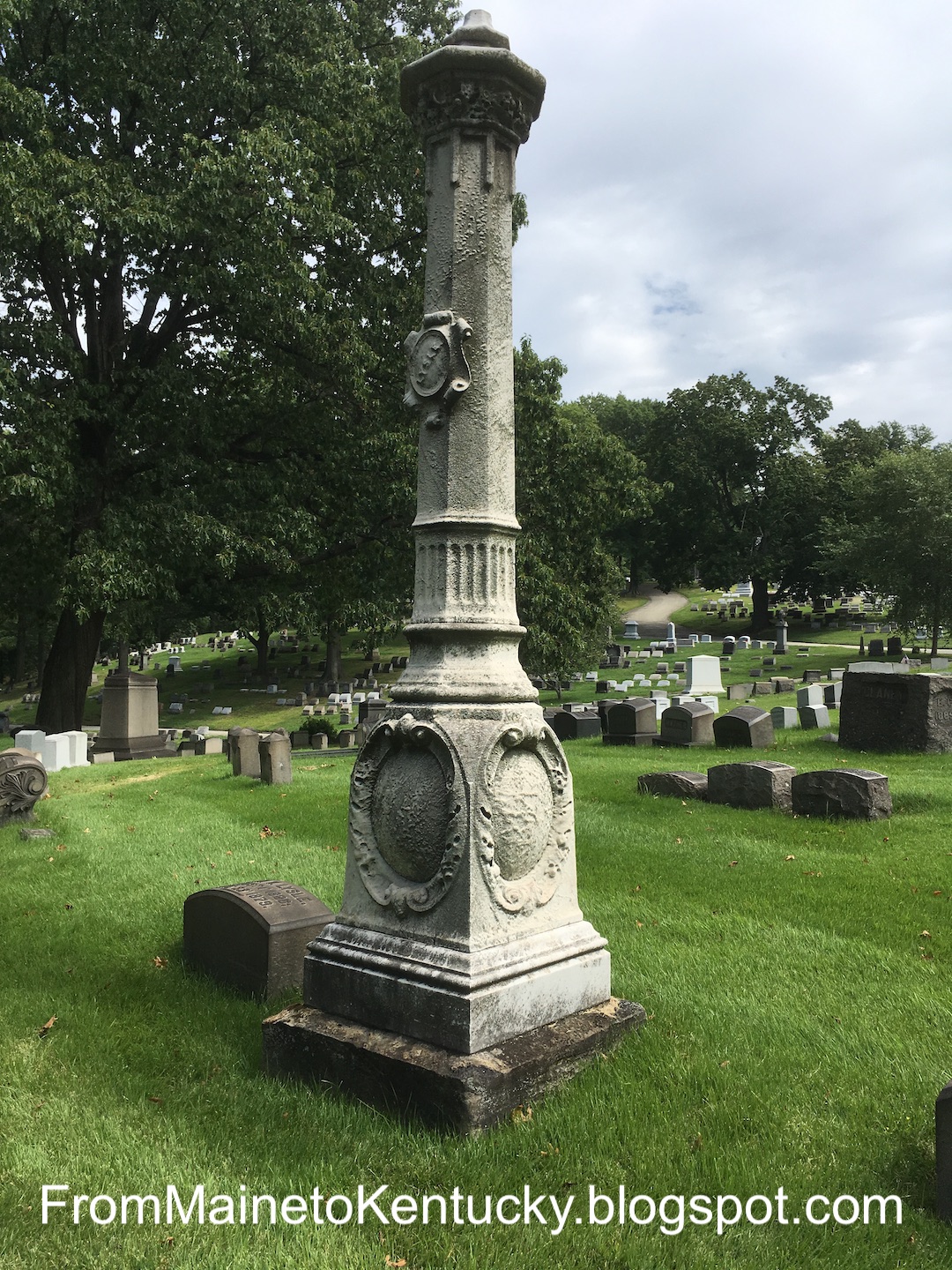 From Maine to Kentucky: Tombstone Tuesday ~ Lysle Plot at Union Dale ...