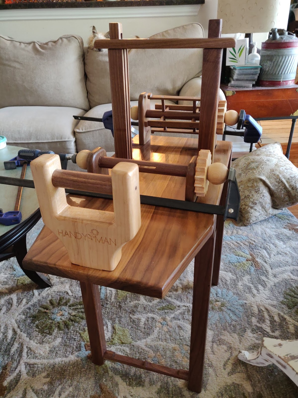 She's just a girl who creates...: Another Reproduction Treadle loom